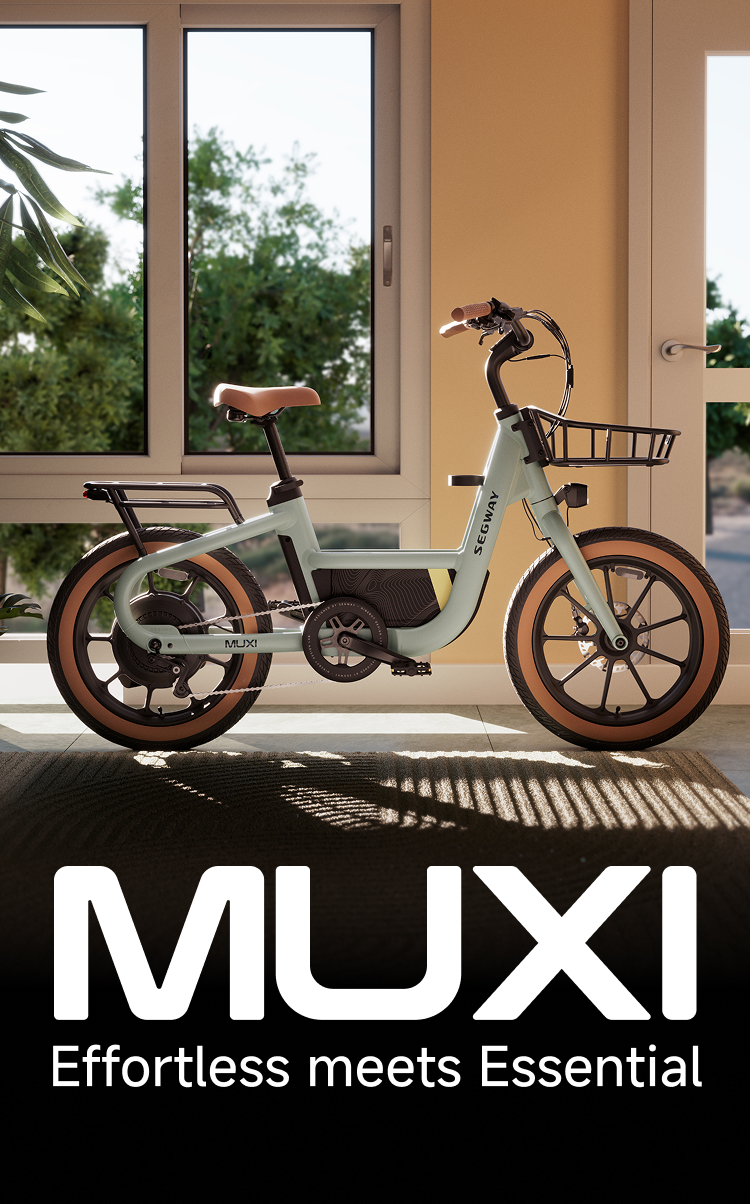 Segway MUXI Smart eBike | Pre-Order the Best Family & Mom's Ride